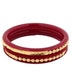 Traditional Bengali Gold Binding Bangles, Shakha Pola Bangles, Red ...