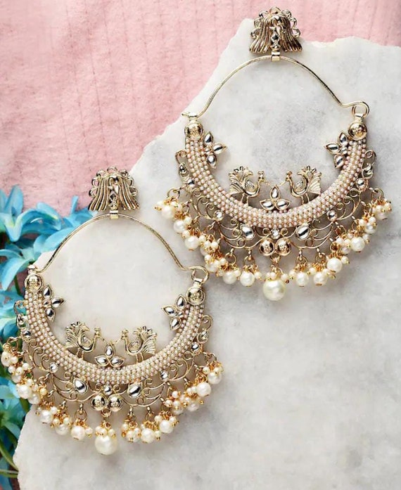 Peacock hoop earrings store