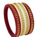 Traditional Bengali Gold Binding Bangles, Shakha Pola Bangles, Red ...