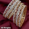 Traditional Bengali Gold Binding Bangles, Shakha Pola Bangles, Red ...