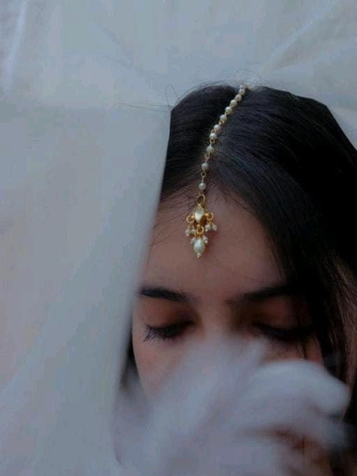 Pearls Tiny Gold Plated Tikka Maang Tikka Gold Tikka Bridal Maang Tikka ...
