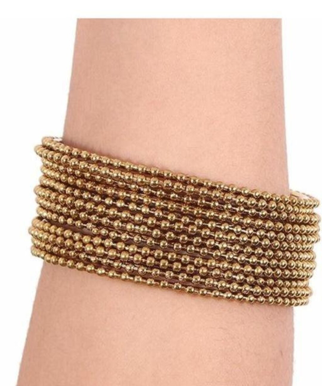 Set of 12 Gold Metal Oxidised Bangles Set, Golden Chudiya, Ethnic ...