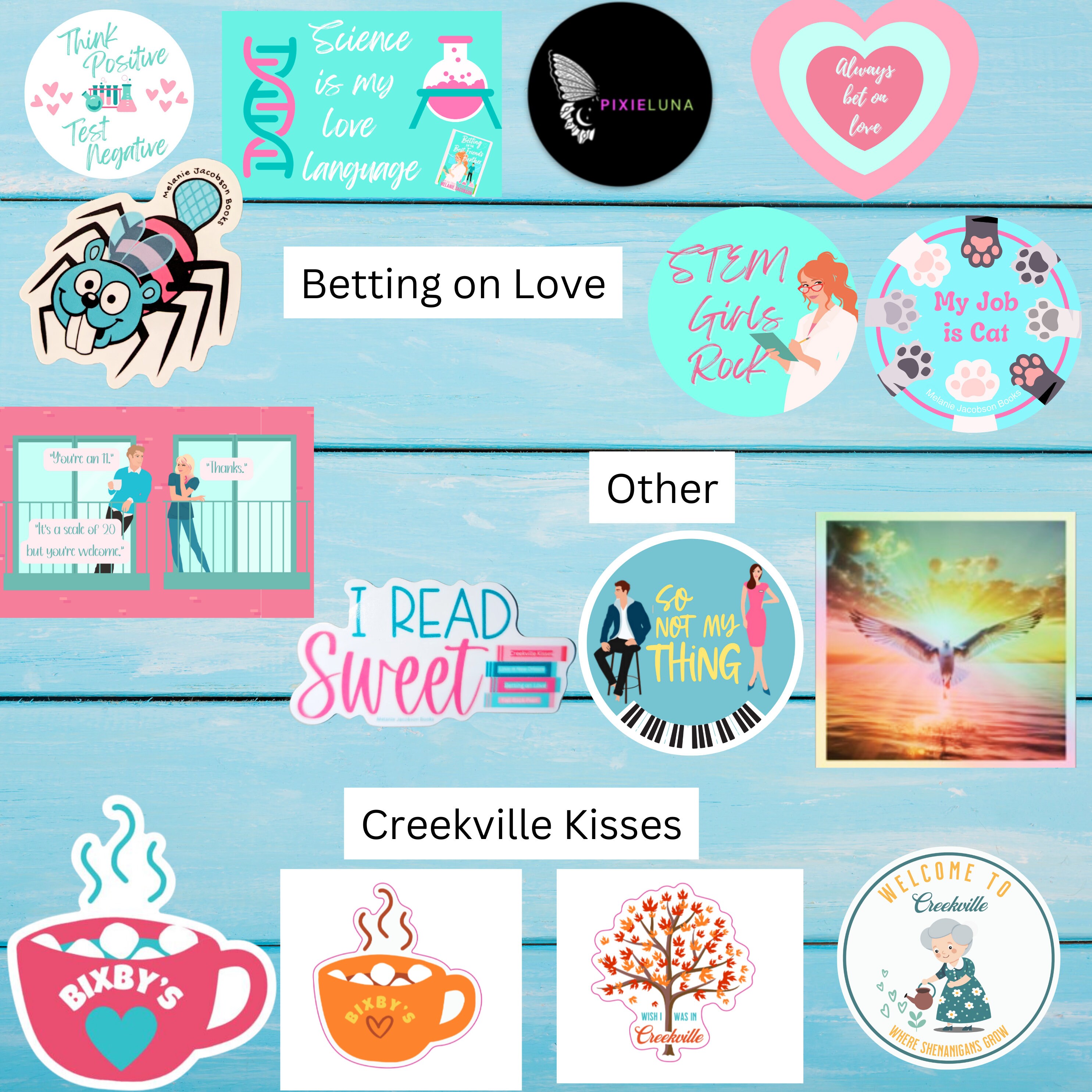 Pick 3 Sticker Bundle - Etsy