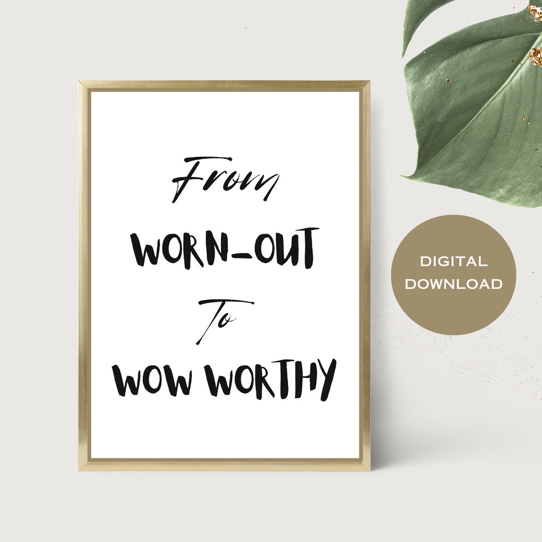 From Worn-out to Wow Worthy. Printable Wall Art for Furniture Flippers ...