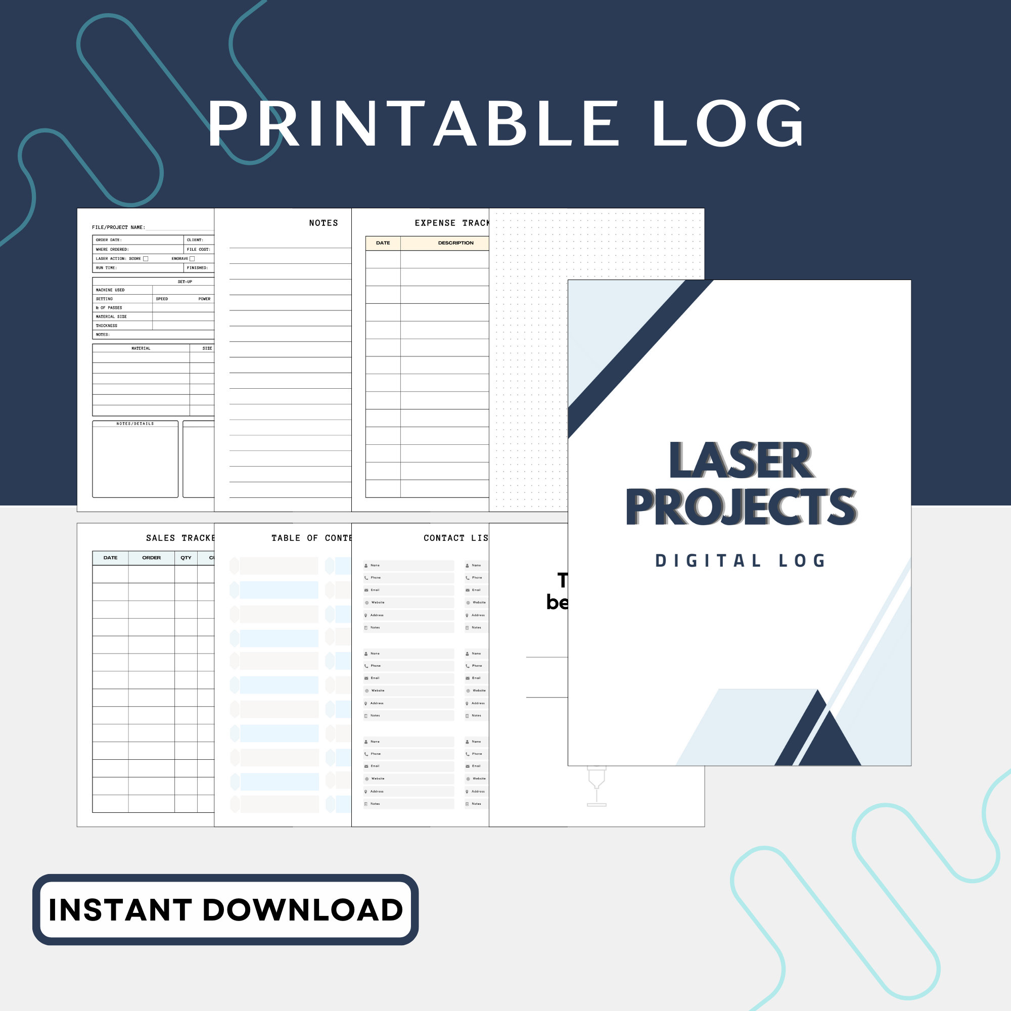 Laser Projects Digital & Printable LOG, Laser Engraving and Cutting ...