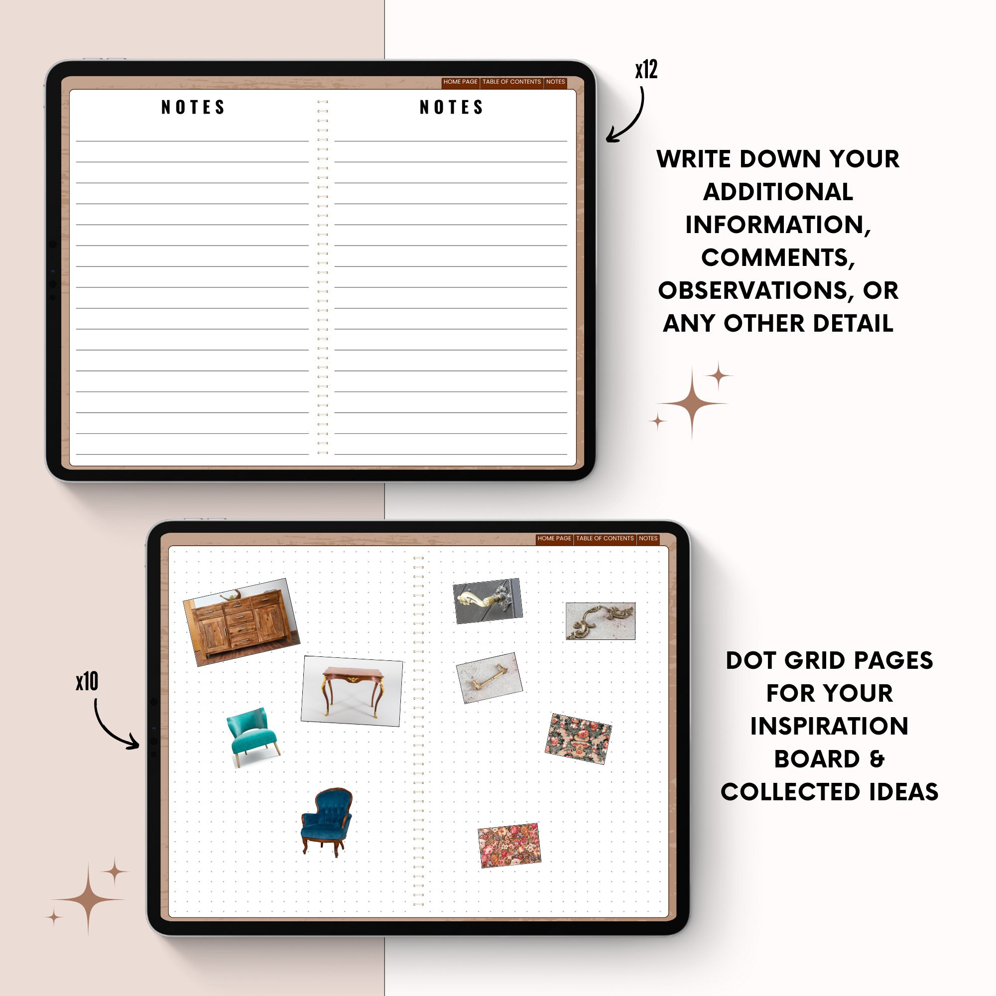 Furniture Flipping DIGITAL and PRINTABLE Record Book, Painting and ...