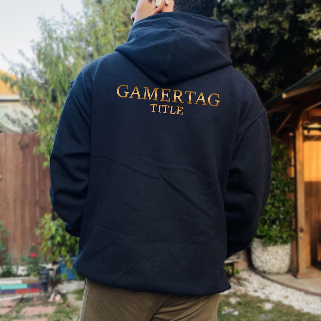 Custom Gamer Hoodie - Stylish Fall Pullover With Your Gamertag, Comfy ...