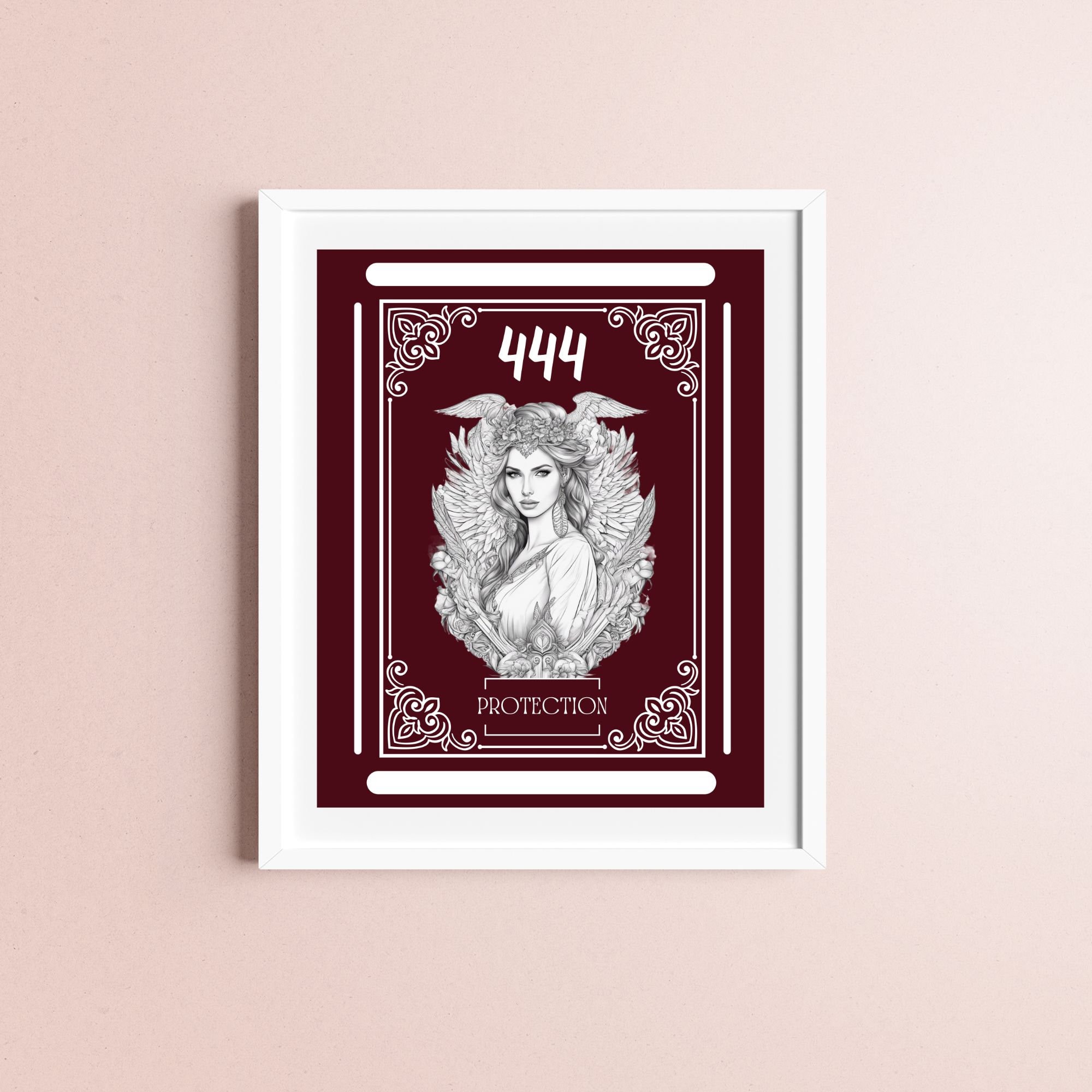 Angel Number 444 Printable Poster Digital Download Artwork - Etsy