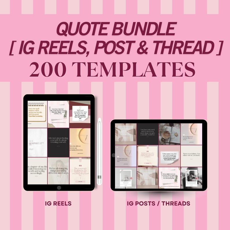 Instagram Quote Page Guide With Faceless Theme, Passive Income (PDF MRR ...