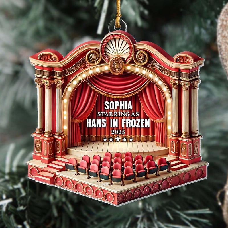Theater Ornament for Girls - Etsy