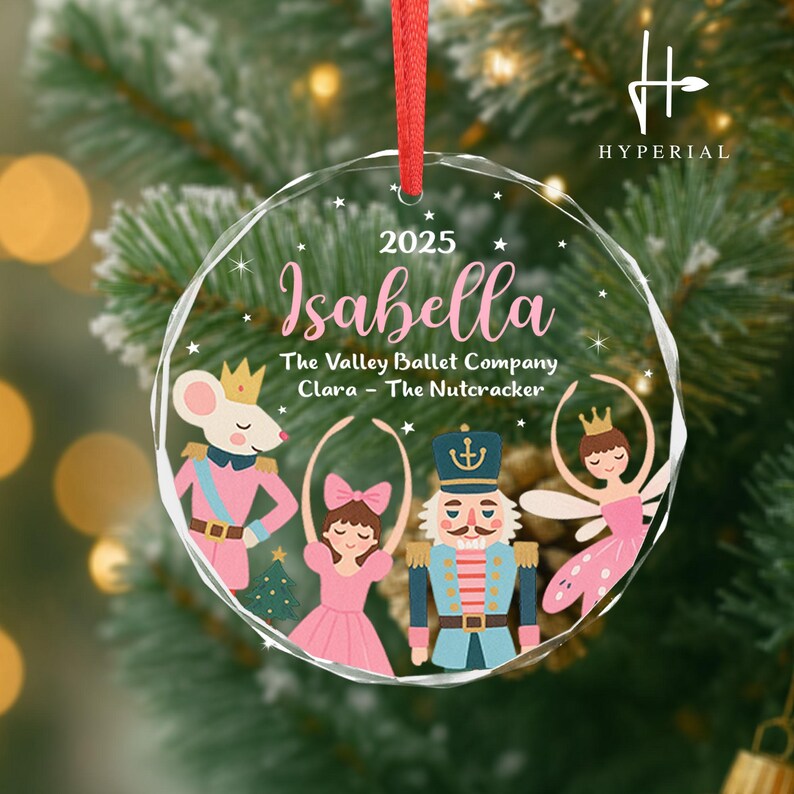 Personalized Nutcracker Ornament, Nutcracker Play Ballerina Ornament ...