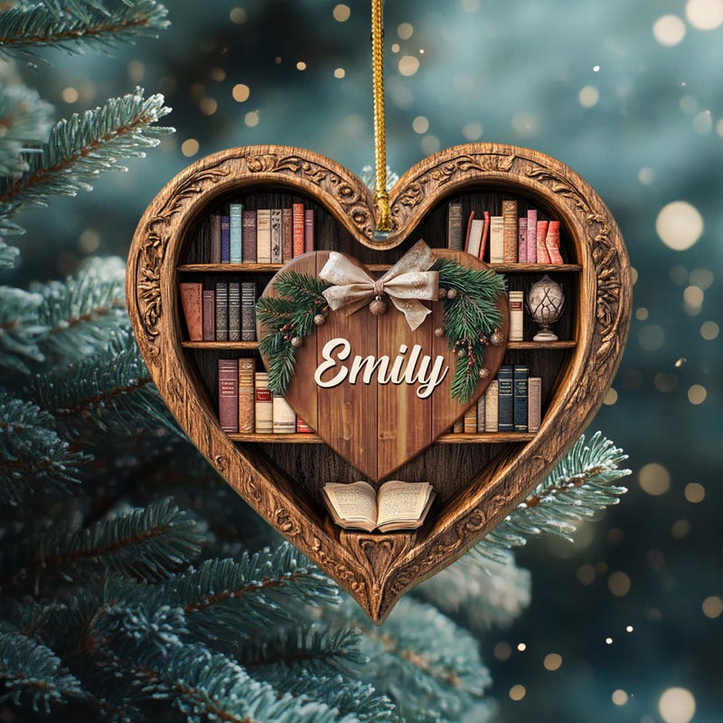 Book Ornament - Etsy