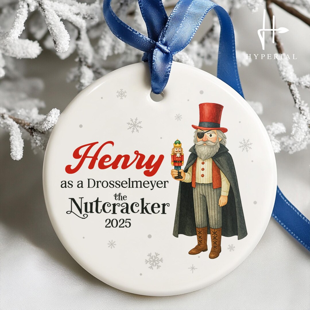 Personalized Nutcracker Ornament, Cast Member Gift Personalized With ...