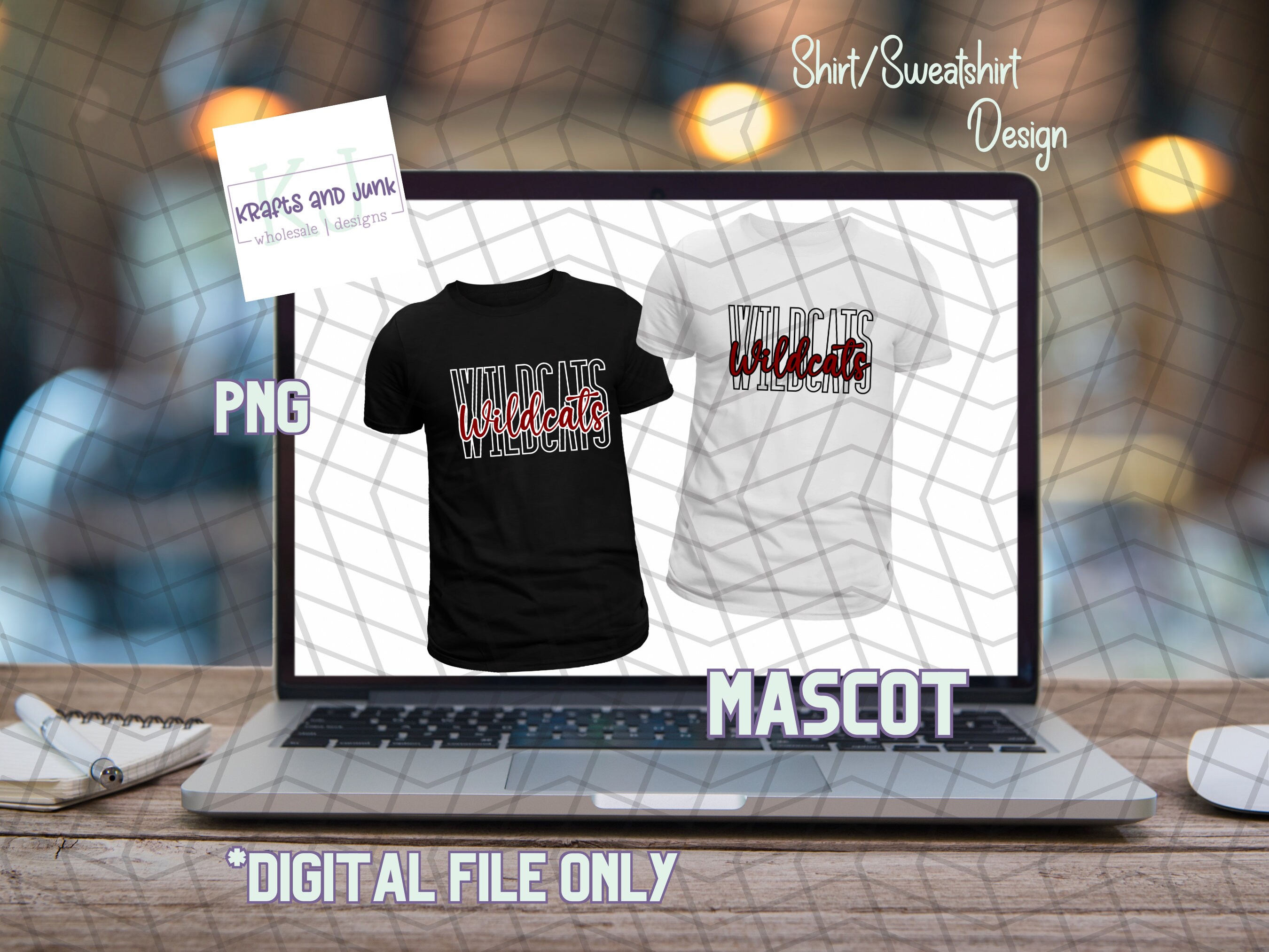 Wildcats Mascot PNG: Maroon Spirit Design (digital File Only) - Etsy