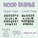 Fun Alphabet Wood Letters Cutouts - Sanded Birch Wood, Wood Blanks ...