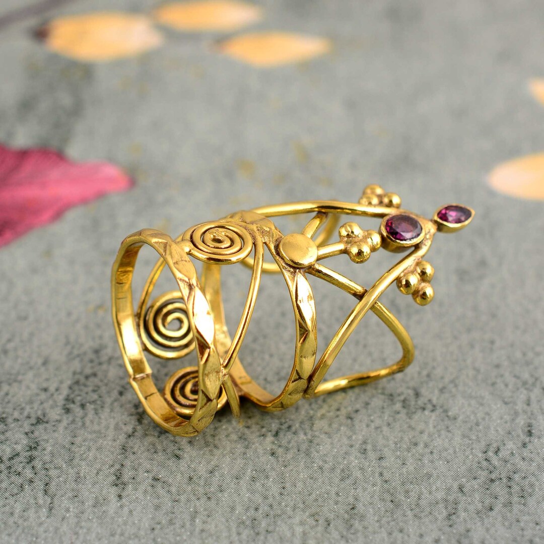 Arthritis Thumb Splint for the Both Joints Ring Handmade Ring, Brass ...