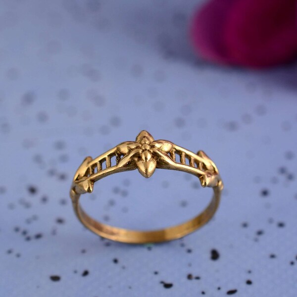 Lotus Ring - Etsy