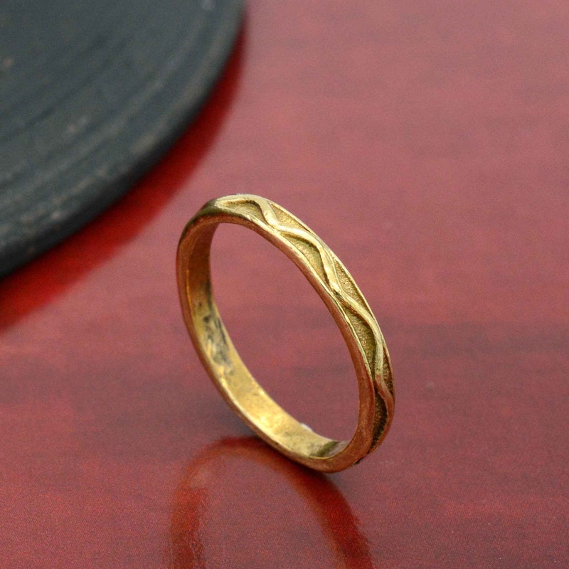 Wave Wedding Bands - Etsy