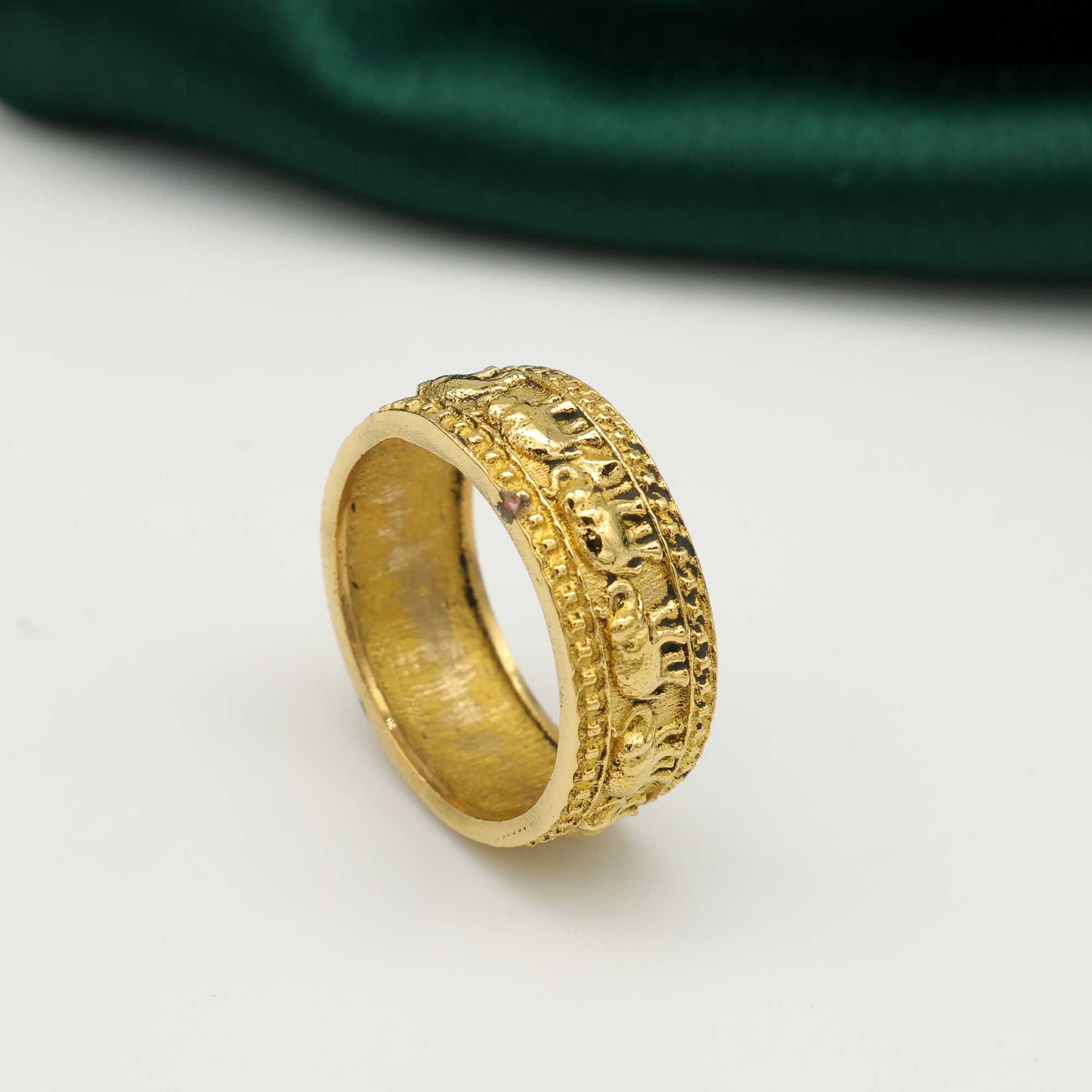 Elephant Family Ring,gold Elephant Ring, Handmade Brass Ring, Elephant ...