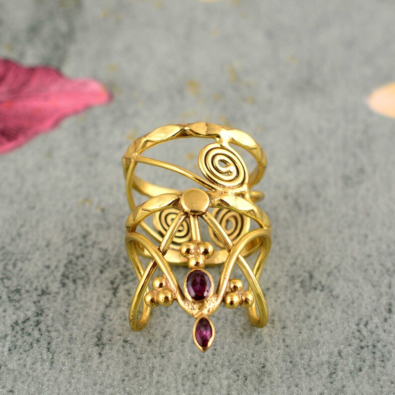 Arthritis Thumb Splint for the Both Joints Ring Handmade Ring, Brass ...