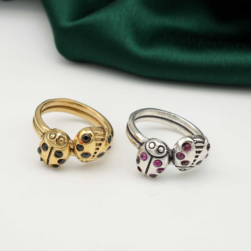 Ladybug Ring - Etsy