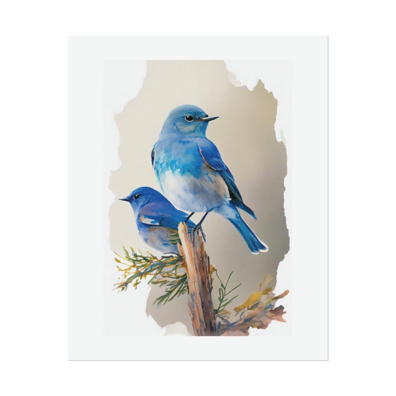 Bluebird Wall Art - Etsy