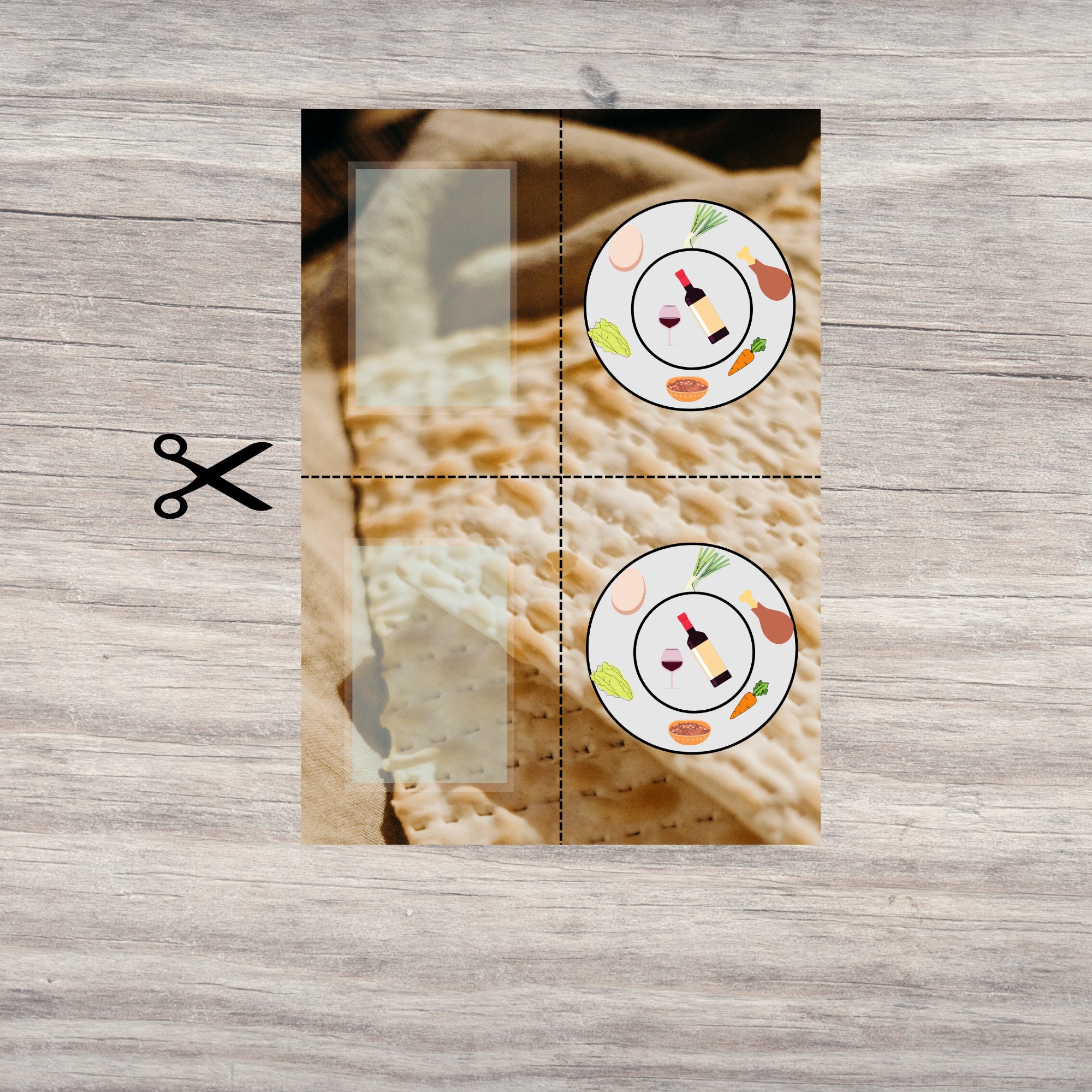 Passover Place Cards, Passover Table Decor, Canva Editable, Instant ...
