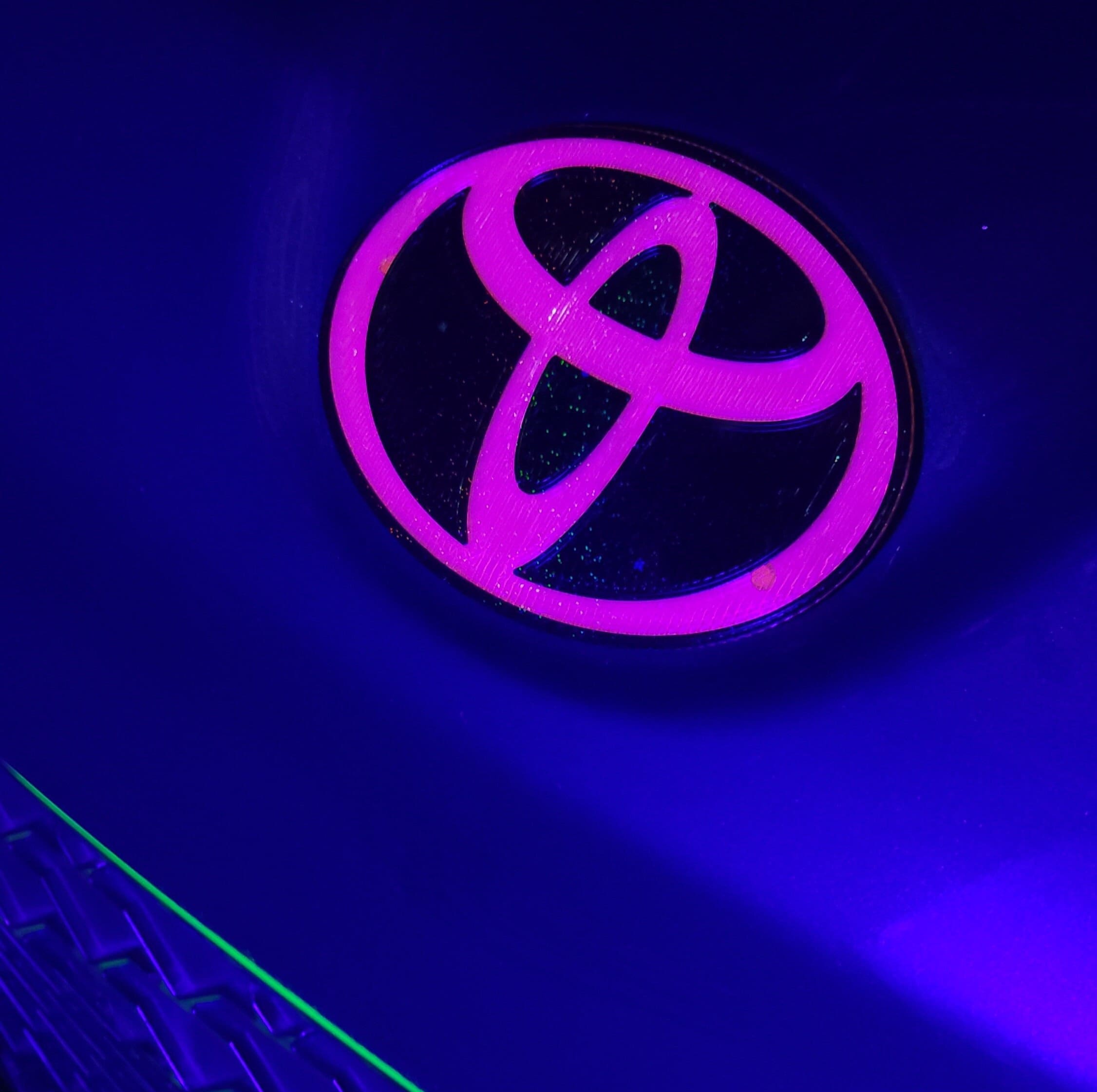 Custom Color Toyota Emblem Badge 3d Printed - Etsy