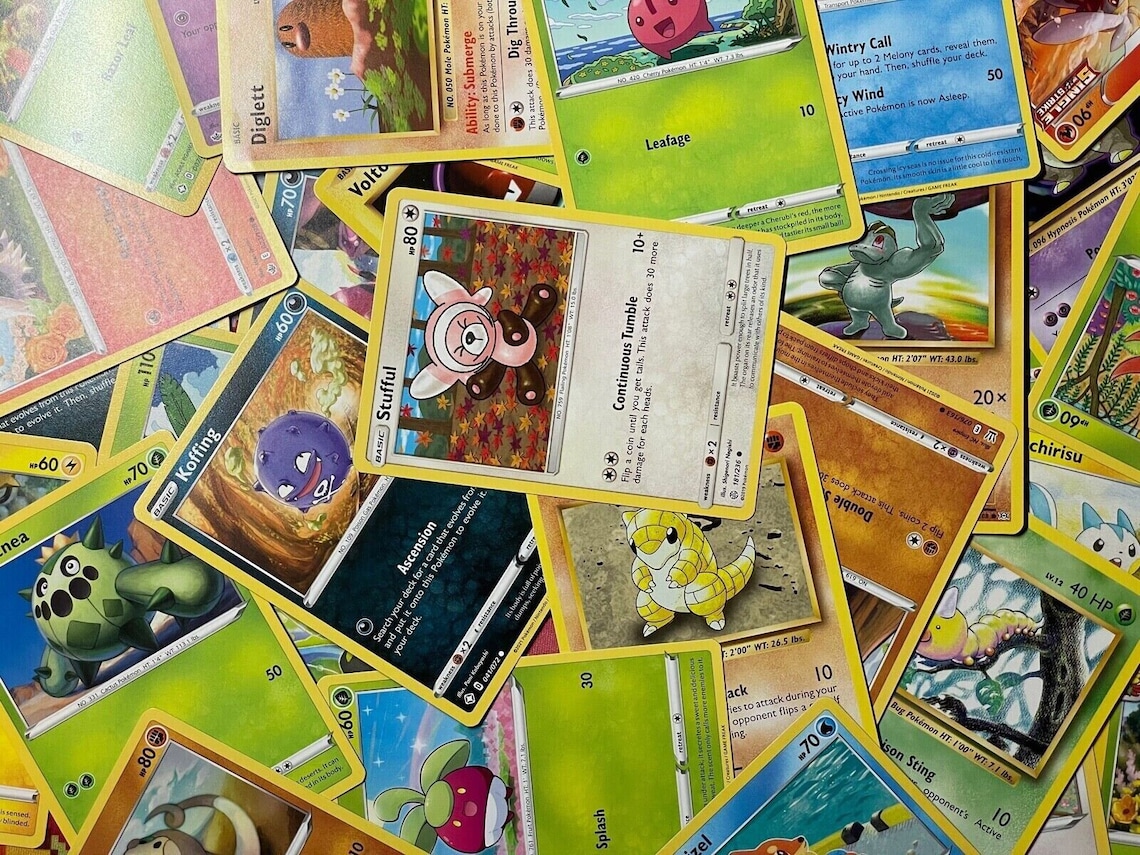 50 Authentic Bulk Pokemon Cards Lot! Ultra Rare Included! - Etsy