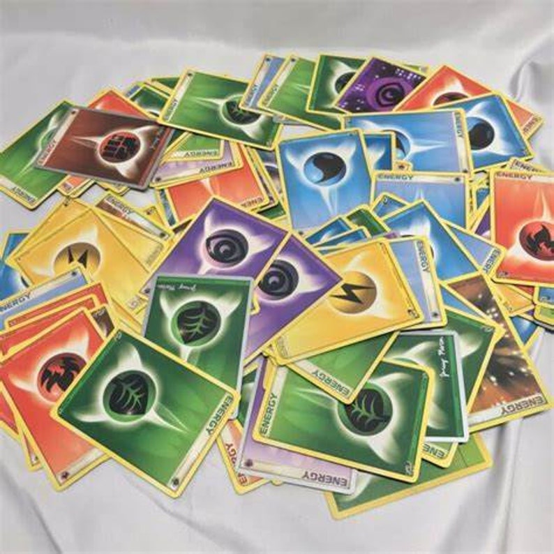 Huge Assortment Pokemon TCG 50 Energy Card Lot - Etsy