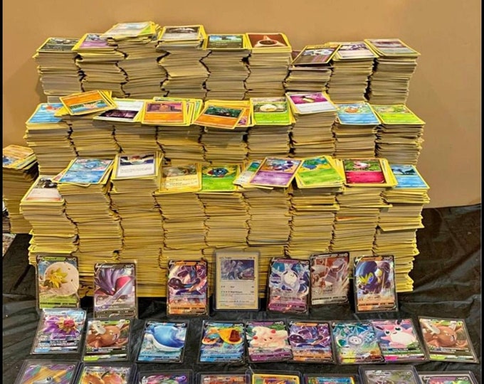 50 Authentic Bulk Pokemon Cards Lot! Ultra Rare Included! - Etsy
