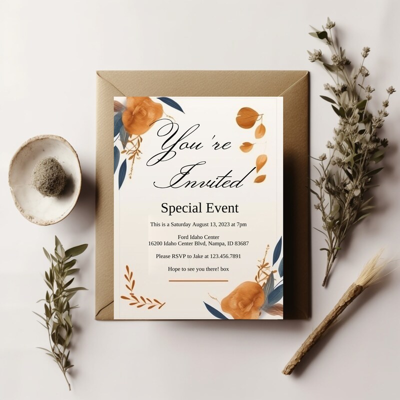 Colorful Invitations - Etsy