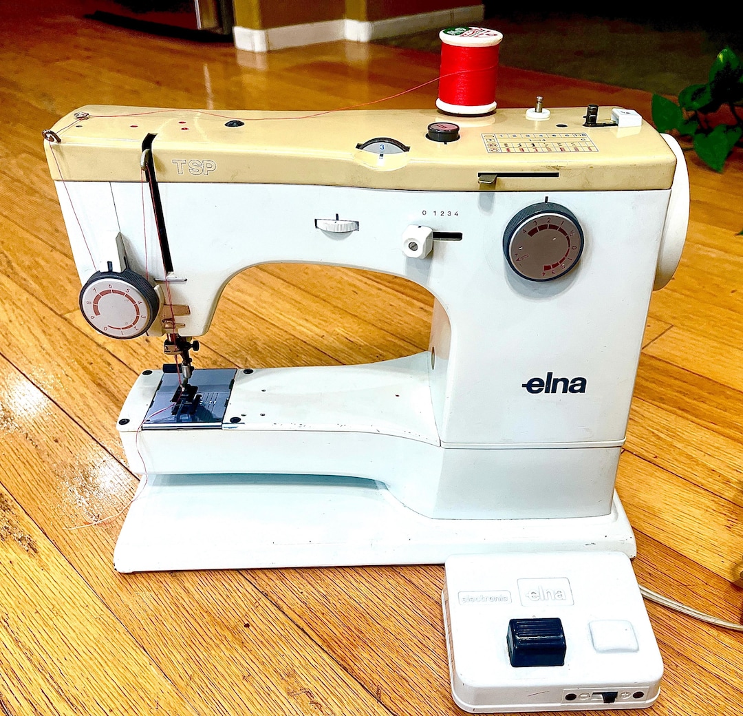 Vintage Elna Sewing Machine - Etsy