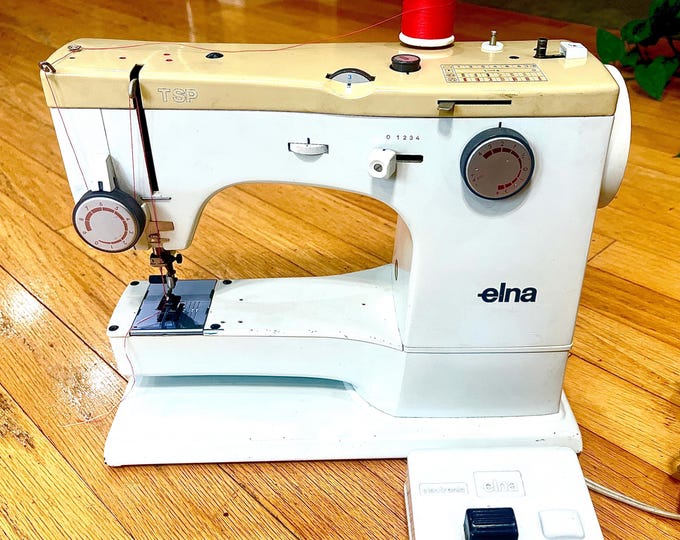 Vintage Elna Sewing Machine - Etsy