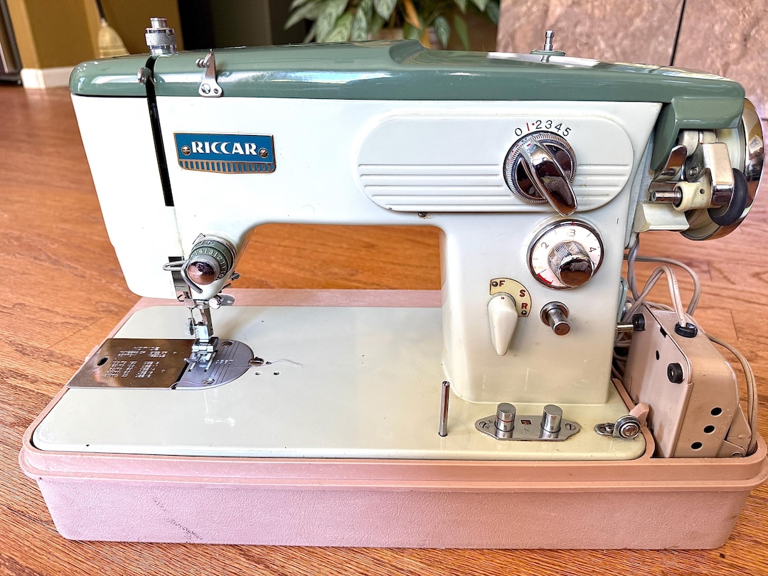 Vintage Riccar Model Rz-204b-sewing Machine - Etsy