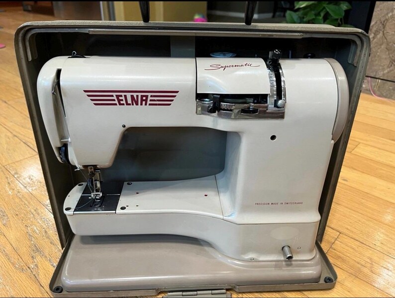 Vintage Elna Supermatic Sewing Machine - Etsy