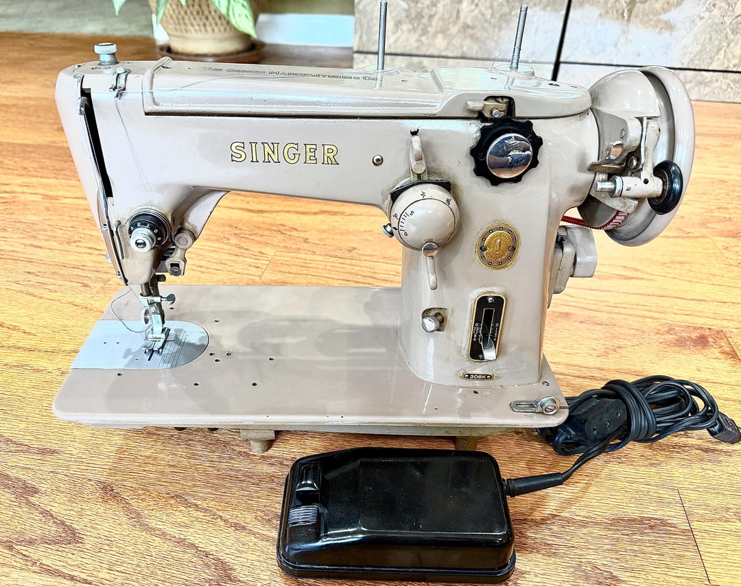 Vintage 1950’s Singer Model 306K Sewing Machine - Etsy