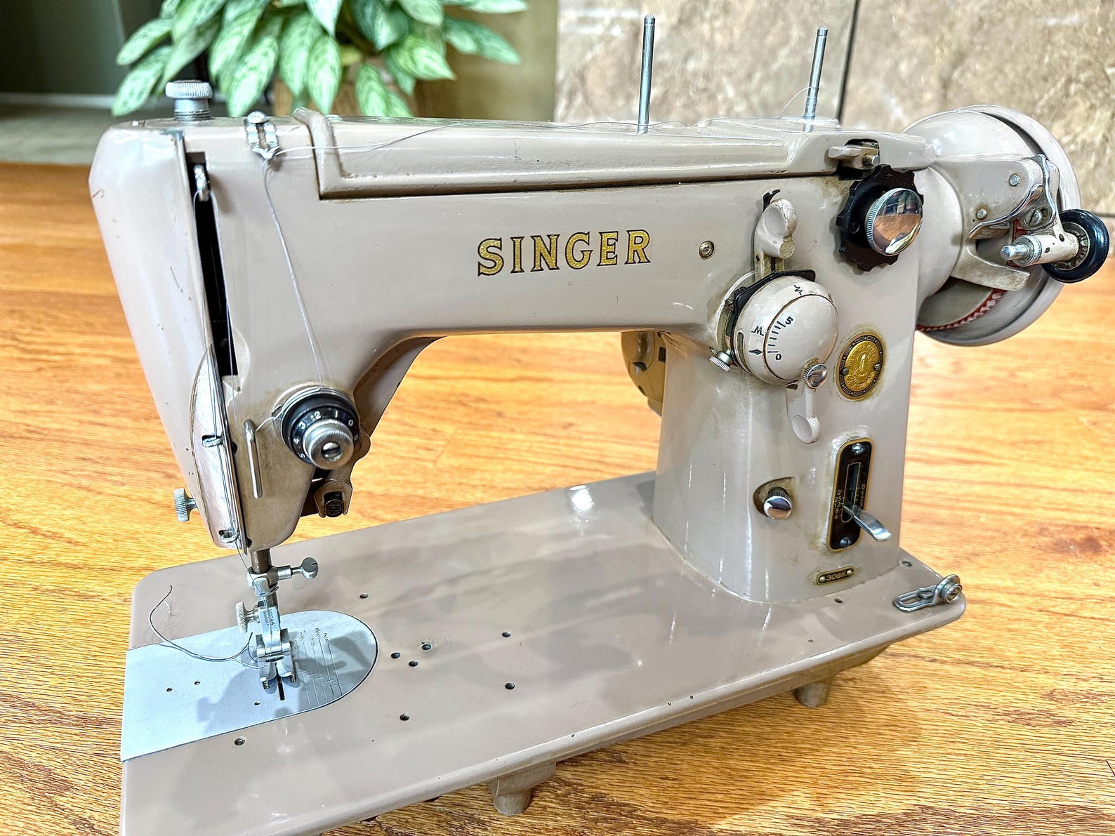 Vintage 1950’s Singer Model 306K Sewing Machine - Etsy