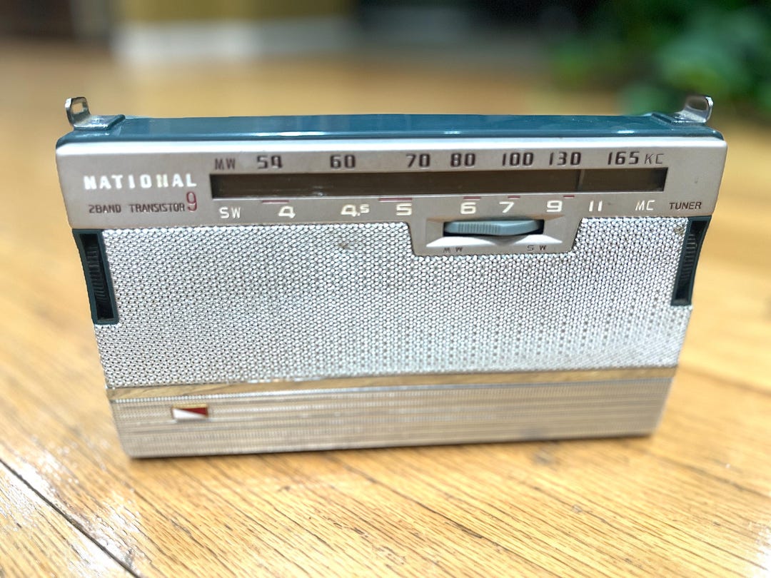 National 9 Transistor 2 Band Portable Short Wave Radio AB 210 1960 - Etsy