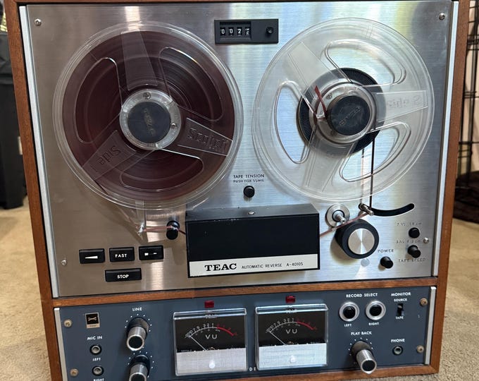 Vintage Teac Model A-4010S Reel to Reel Tape Deck - Etsy