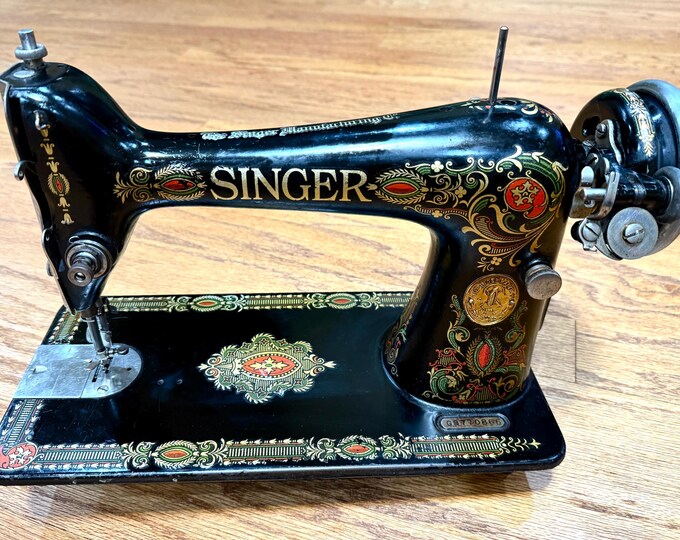 Vintage 1923 Singer Model 66 Red Eye Sewing Machine - Etsy