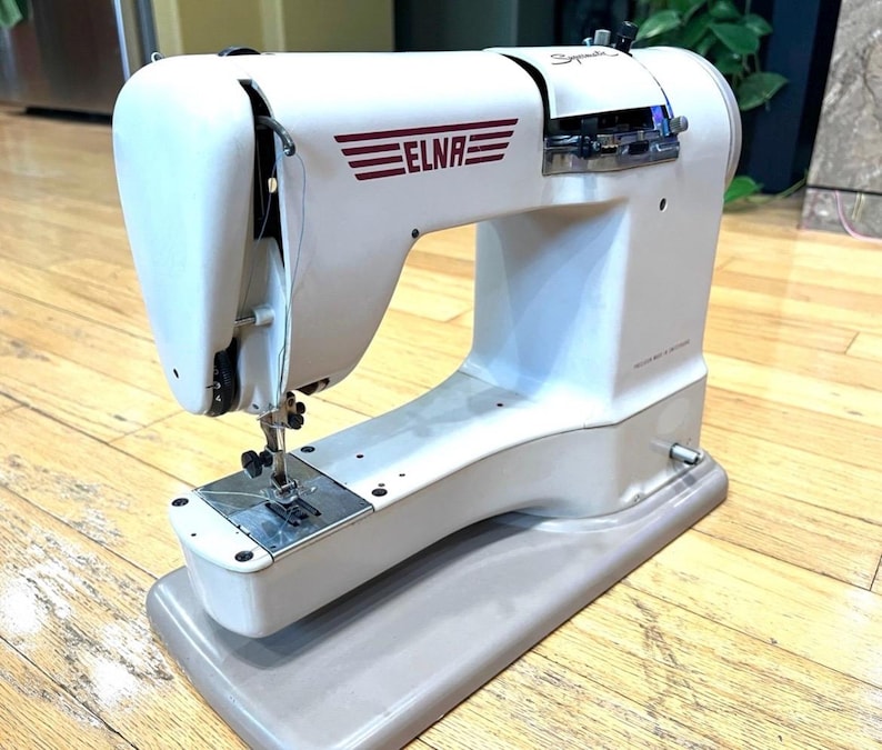 Vintage Elna Supermatic Sewing Machine - Etsy