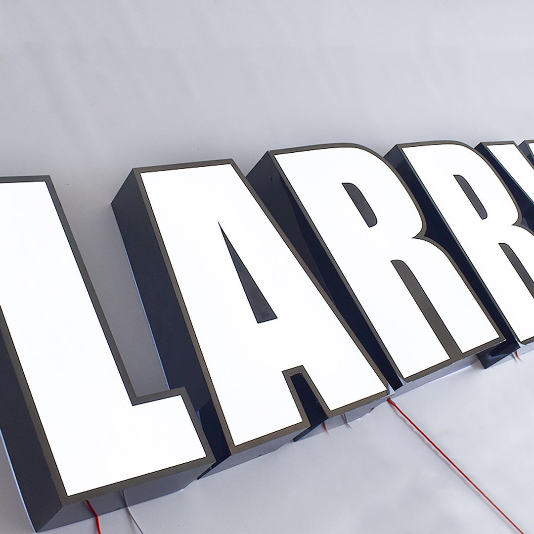 Custom Front Lit Sign Letters Stainless Steel Channel Letters - Etsy