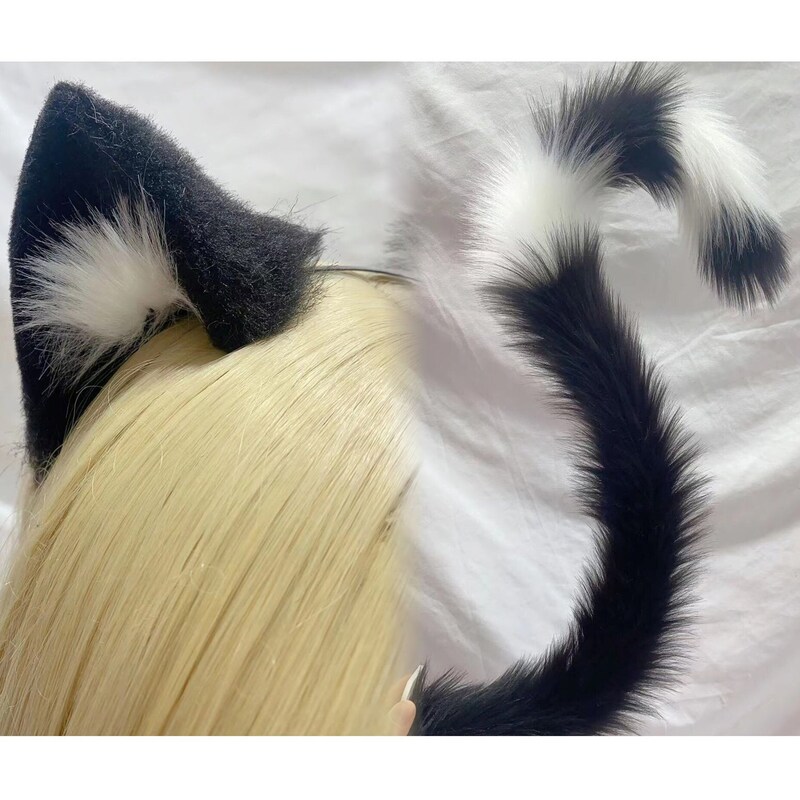 Cat Ears And Tail Set Etsy