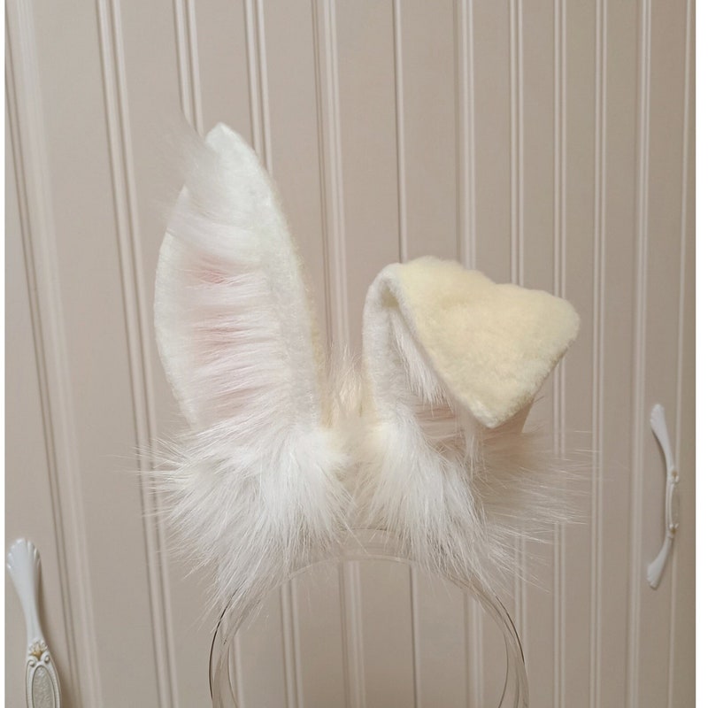 White Bunny Ears - Etsy