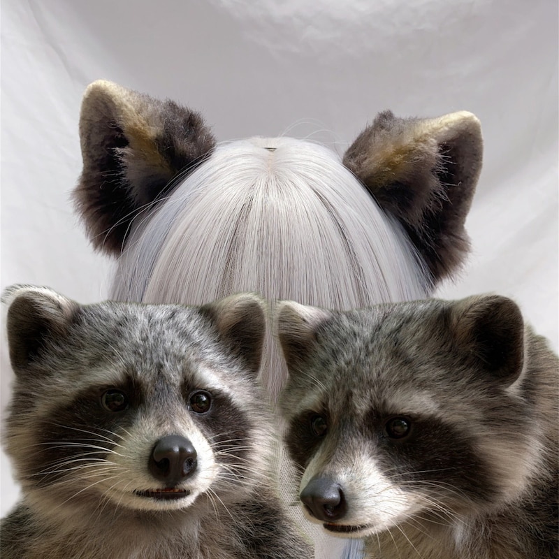 Therian Raccoon Mask - Etsy