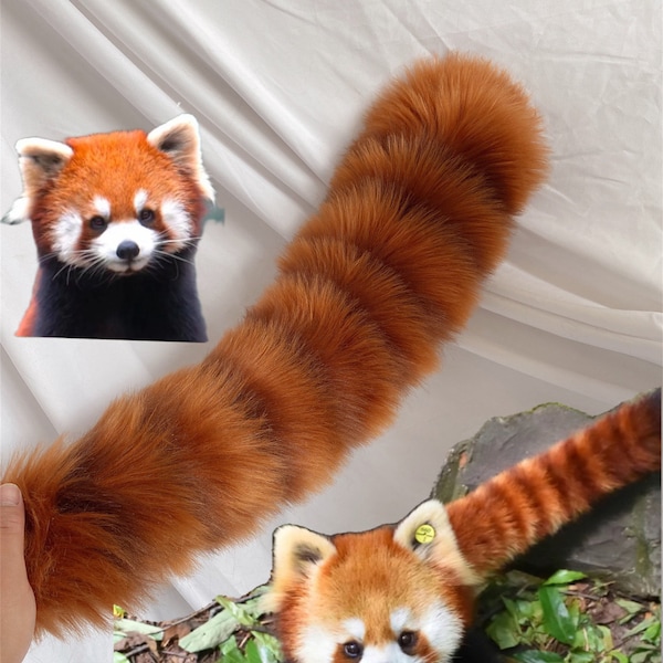 Furry Tail Red Panda - Etsy