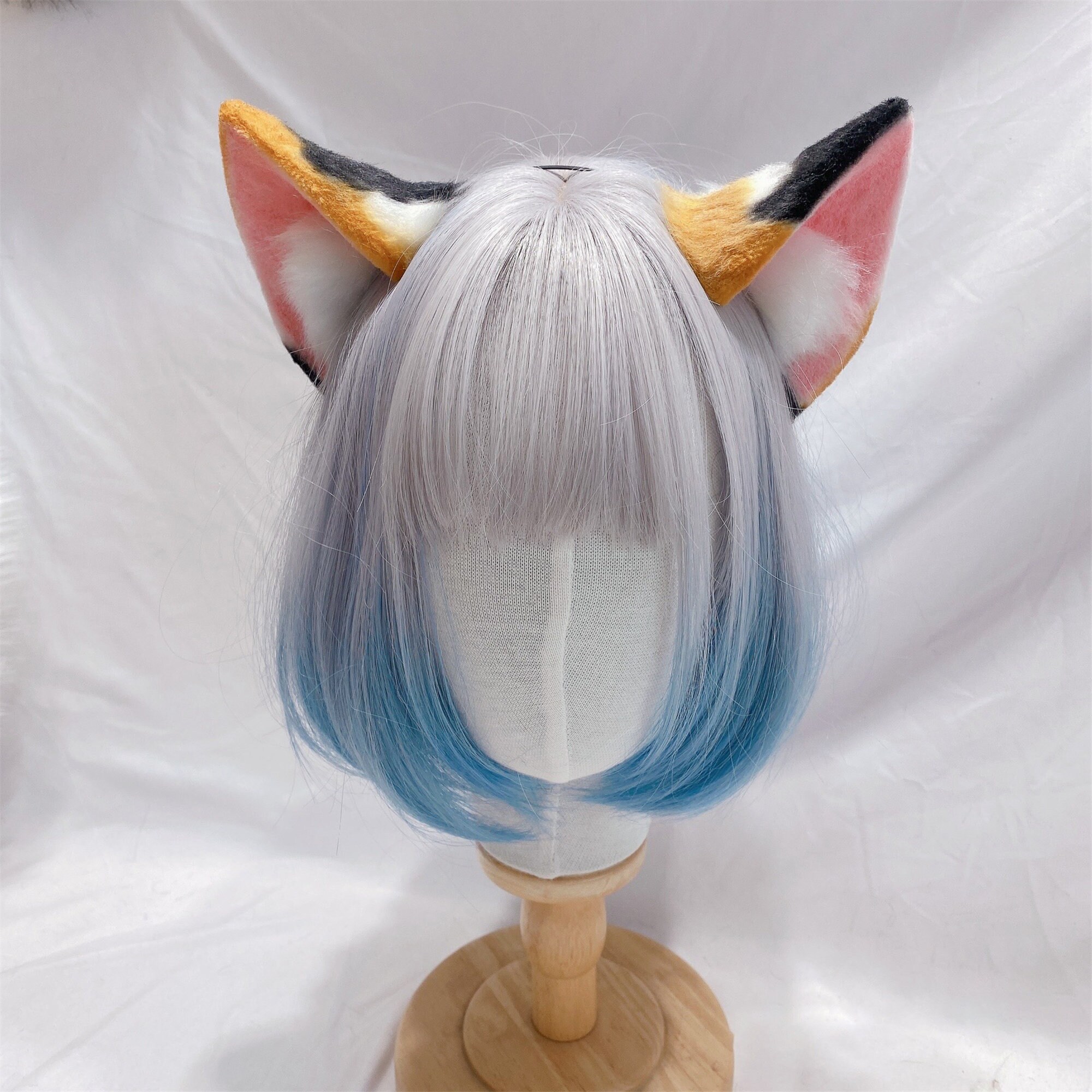 Handmade Calico Cat Kitten Ears Tail Faux Fur Furry Fursuit Cute Cat ...