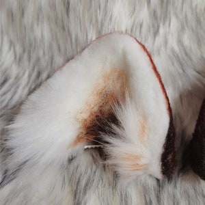 Handmade Red Panda Ears Hairclips Hairband Cute Brown White Bear Panda ...