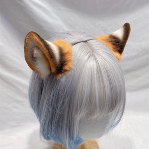 Handmade Yellow Tiger Ears and Tail Set, Tiger Ears Hairband Headband ...